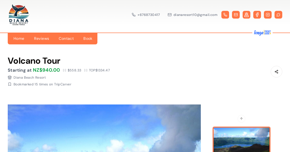 Volcano Tour | Diana Beach Resort