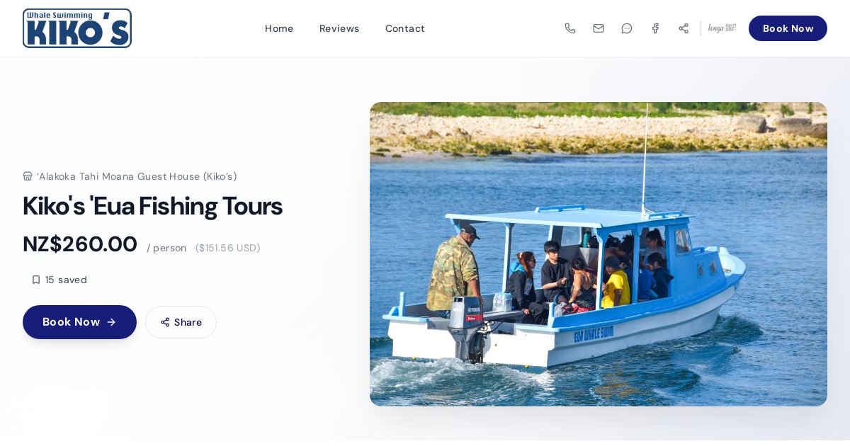 Kiko's 'Eua Fishing Tours | ‘Alakoka Tahi Moana Guest House (Kiko’s)